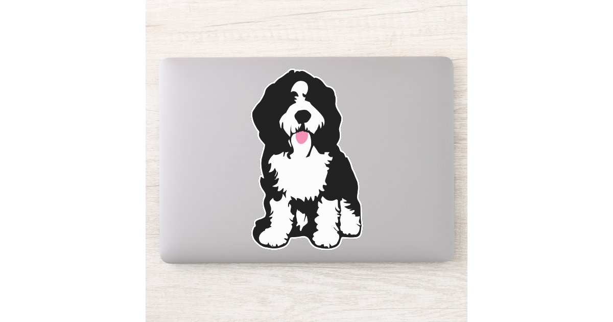 Bernedoodle Sticker | Zazzle