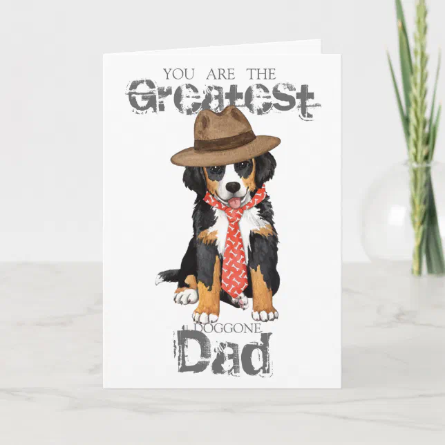 Berner Dad Card | Zazzle