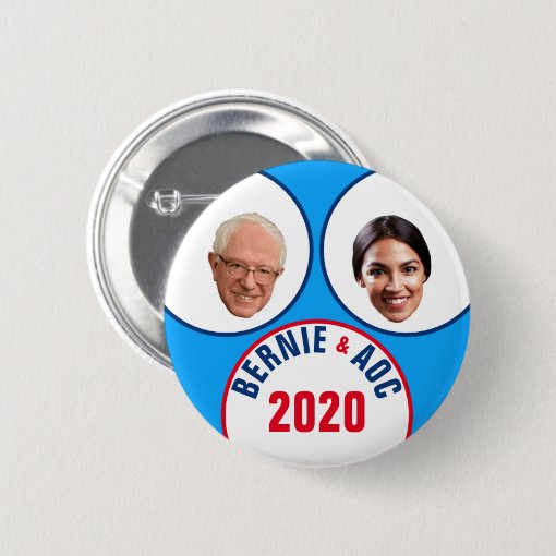 Bernie & AOC 2020 Button | Zazzle