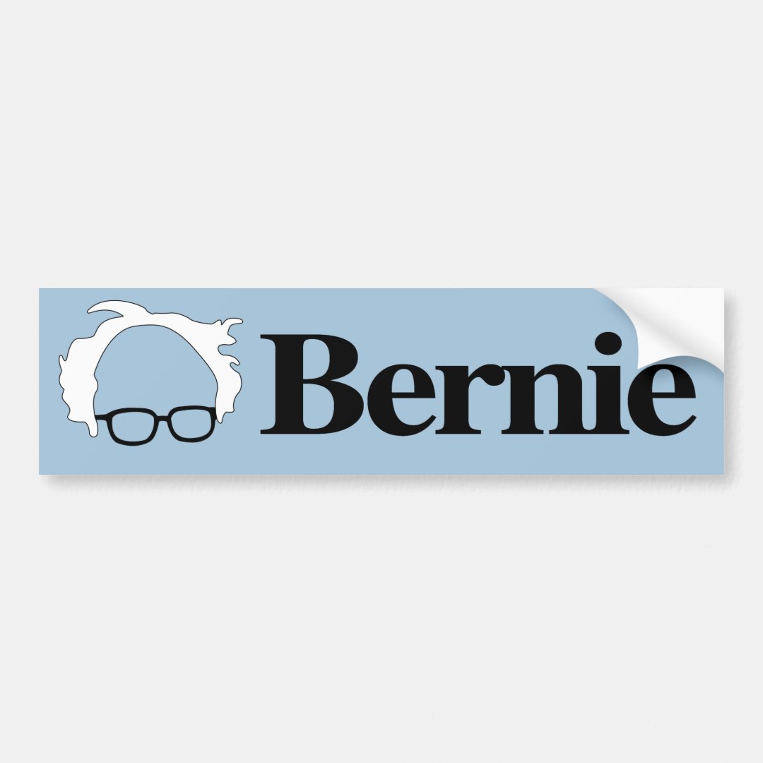 Bernie - Sanders 2016 For President -.png Bumper Sticker | Zazzle