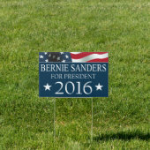 Bernie Sanders 2016 USA FLAG Sign | Zazzle