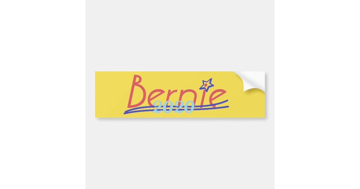 Bernie SANDERS 2020 Bumper Sticker | Zazzle.com