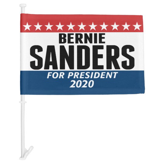 Bernie Sanders 2020 - Classic Design Car Flag | Zazzle.com
