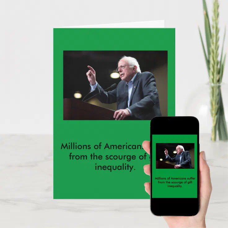 Bernie Sanders Holiday Card | Zazzle