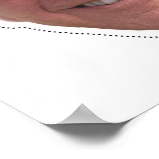 Bernie Sanders Mask Cutout Poster | Zazzle