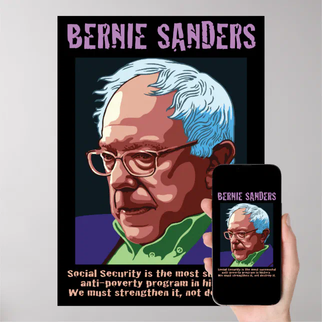 Bernie Sanders Poster | Zazzle