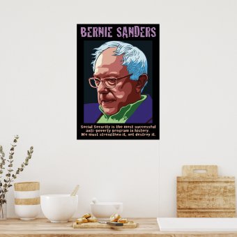 Bernie Sanders Poster | Zazzle