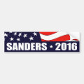 Bernie Sanders President 2016 American Flag Bumper Sticker | Zazzle