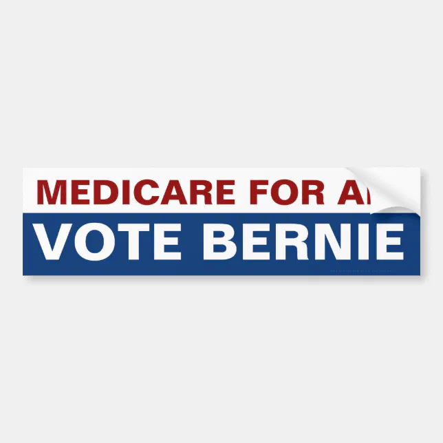 Bernie Sanders President 2020 Medicare for All Bumper Sticker | Zazzle