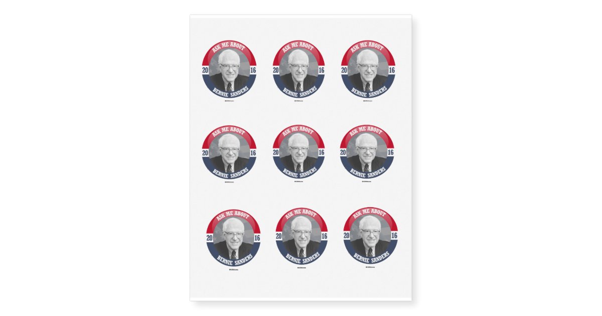 Bernie Sanders Temporary Tattoos | Zazzle