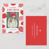 Berry Cute Classroom Valentine Note Card | Zazzle