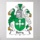 Berry Family Crest Poster | Zazzle