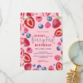 Berry First Birthday Berries Party Invitation | Zazzle