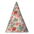 Berry First Strawberry Bouquet Birthday Party Hat | Zazzle