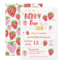 Berry Fun to be ONE first birthday party Invitation | Zazzle