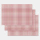 Berry Red Gingham Wrapping Paper | Zazzle