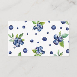 Berry Sweet Books For Baby Shower Blueberries Enclosure Card | Zazzle