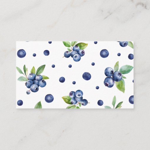 Berry Sweet Books For Baby Shower Blueberries Enclosure Card | Zazzle