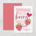 Berry Sweet | Classroom Valentine's Day Card | Zazzle