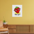Berry Sweet Funny Strawberry Pun Poster | Zazzle