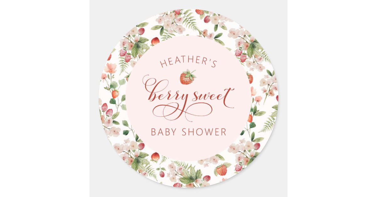 Berry Sweet Sticker | Zazzle