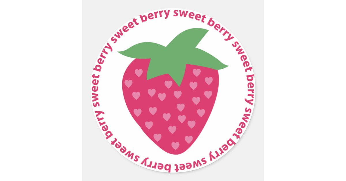 Berry Sweet Stickers | Zazzle