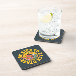 Bert and Ernie | Be Kind to Each Other Beverage Coaster | Zazzle