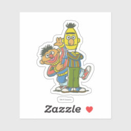 Bert and Ernie Classic Style Sticker | Zazzle
