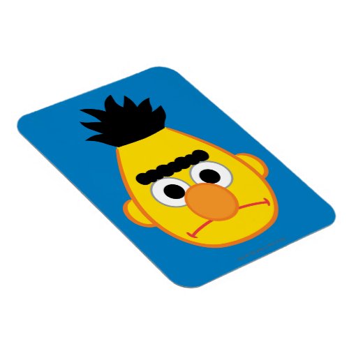 Bert Angry Face Magnet | Zazzle