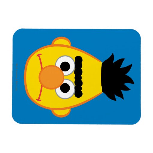 Bert Angry Face Magnet | Zazzle