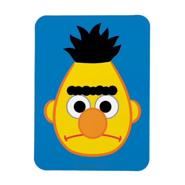 Bert Angry Face Magnet | Zazzle