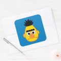Bert Angry Face Square Sticker | Zazzle