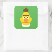 Bert Face Square Sticker | Zazzle