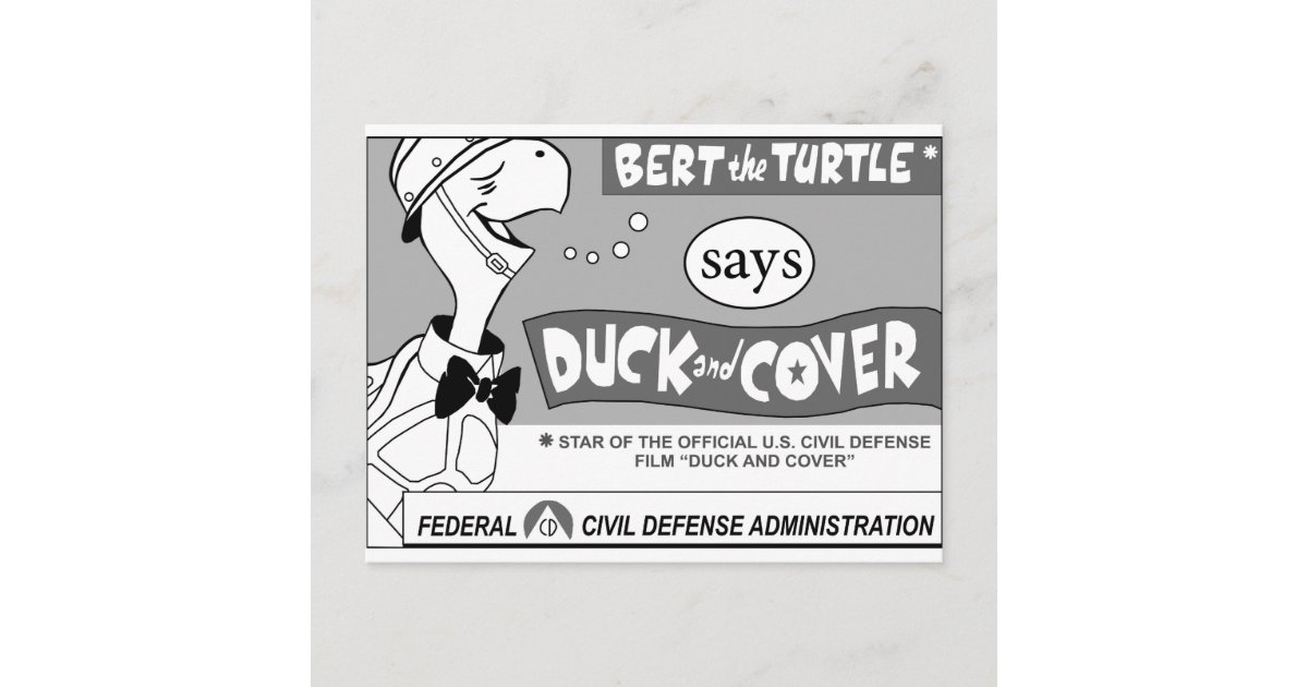 Bert the Turtle Says Postcard | Zazzle