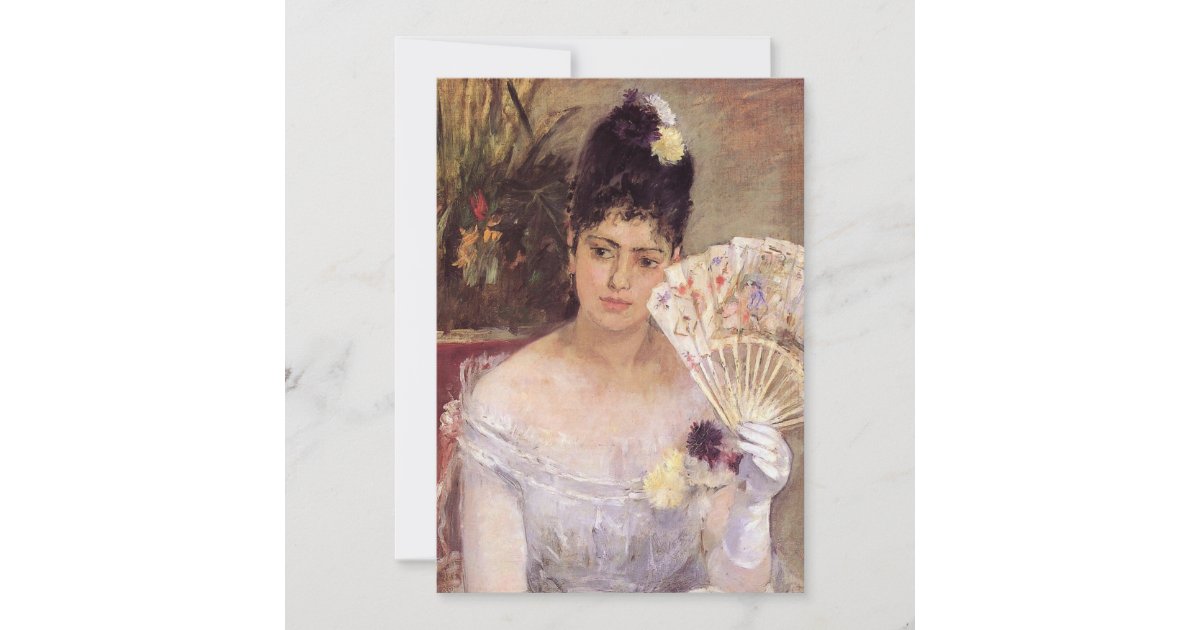 Berthe Morisot - Au bal Invitation | Zazzle