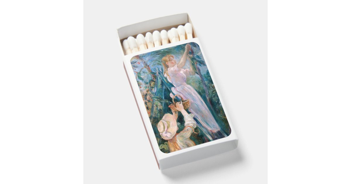 Berthe Morisot - The Cherry Picker Matchboxes | Zazzle
