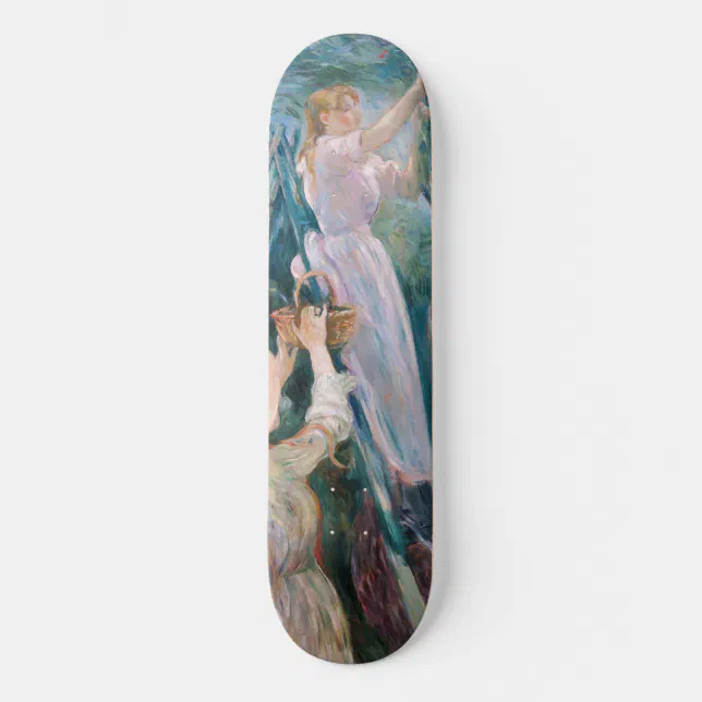 Berthe Morisot - The Cherry Picker Skateboard | Zazzle