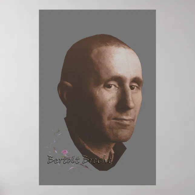 Bertolt Brecht Poster | Zazzle