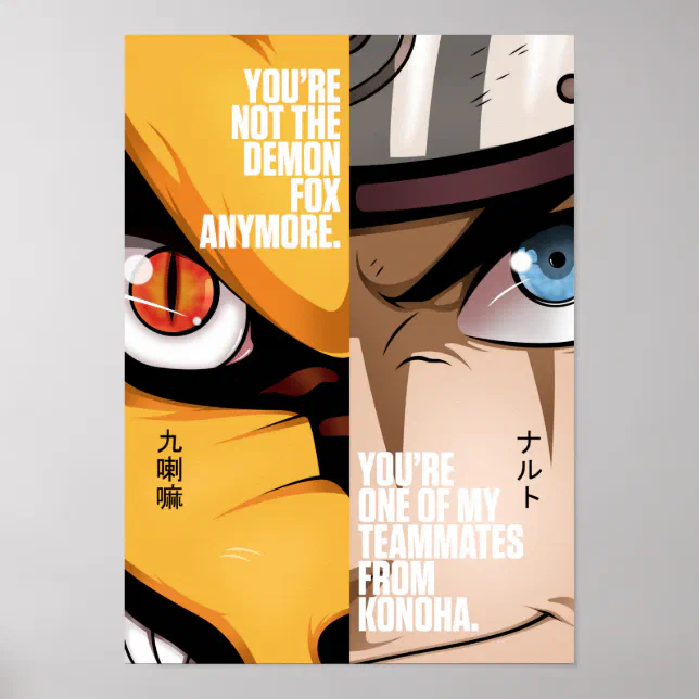 Best Anime Quotes About Friends Poster | Zazzle