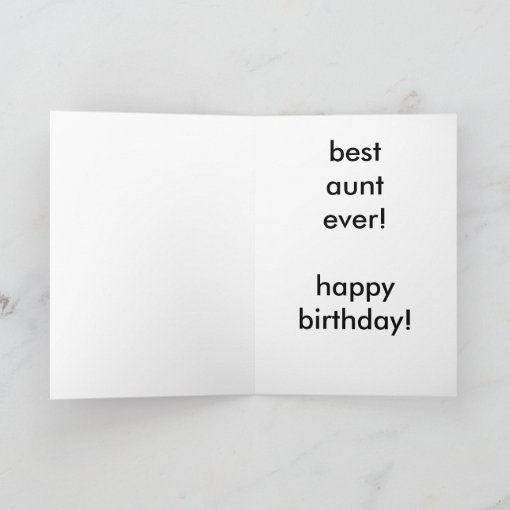 Best Aunt Ever Card | Zazzle