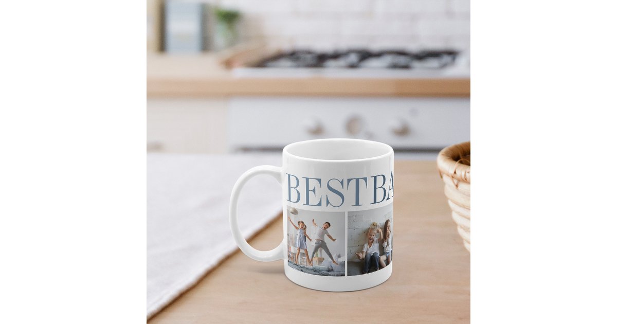 Best Baba Ever 4 Photo Collage Grandpa Coffee Mug | Zazzle