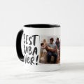Best Baba Ever modern photo Greek Father's Day Mug | Zazzle