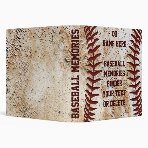Best Baseball Senior Night Gifts Baseball Binder | Zazzle
