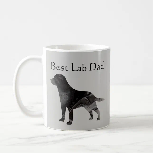 Best Black Lab Dad Coffee Mug Customize Labrador | Zazzle
