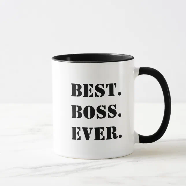 Best Boss Ever Customizable Mug | Zazzle