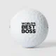 BEST BOSS GOLF BALLS | Zazzle