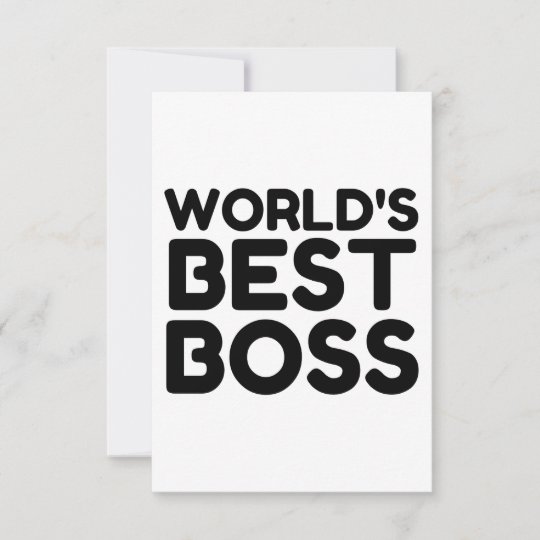 BEST BOSS THANK YOU CARD | Zazzle.com