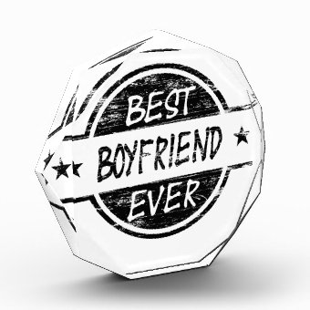 Best Boyfriend Ever Black Award | Zazzle