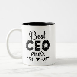 Best CEO Ever Two-Tone Coffee Mug | Zazzle