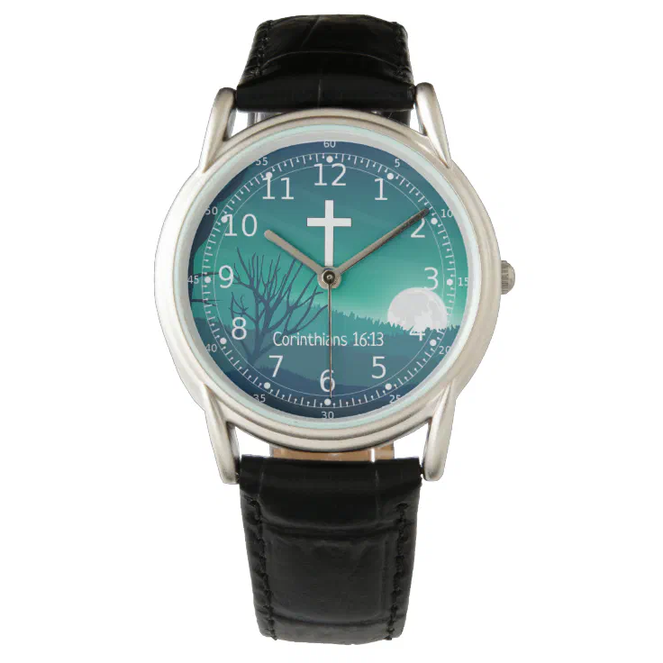 Best Christian Gifts for Men - Religious Watch | Zazzle